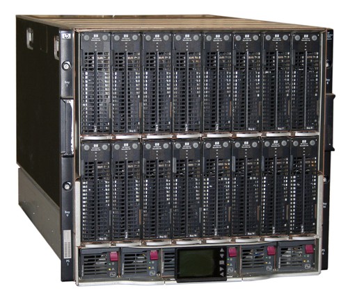 HP C7000 w/ 16* BL2x220c G6 Blades, 4* 594882-001 w/ X5670 PER BLADE ...