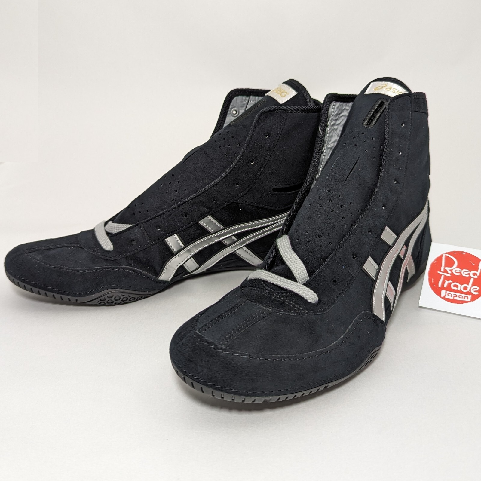 ASICS Wrestling Shoes 1083A001 EX-EO Black/Silver(edge:Black) (TWR900 ...