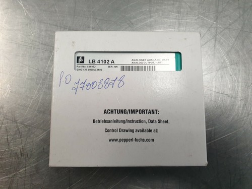 Pepperl + Fuchs LB 4102 A HART Analog Output Isolator | eBay.de