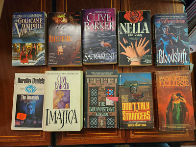 LOT OF 10 PAPERBACKS FROM HELL VINTAGE HORROR 1980's OOP PBO | eBay