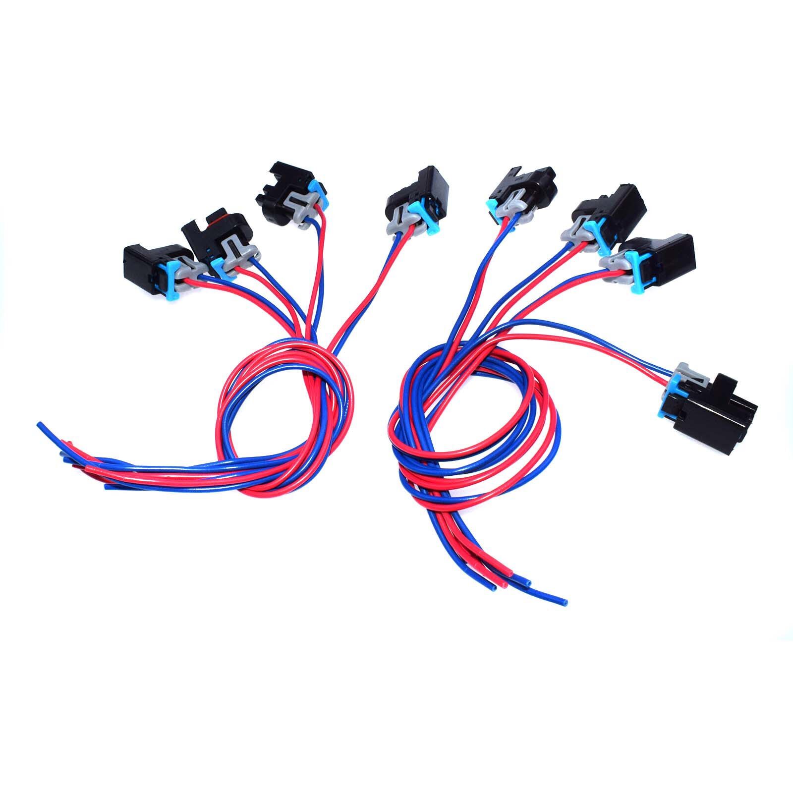 8PCS Fuel Injector Wire Haress Connector For Chevrolet Express GMC ...