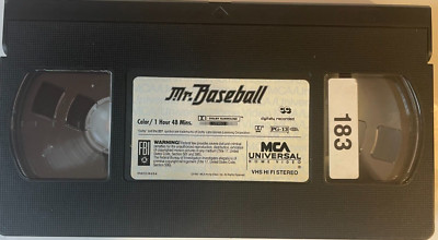 Mr. Baseball (VHS); 1993 MCA Home Video. | eBay