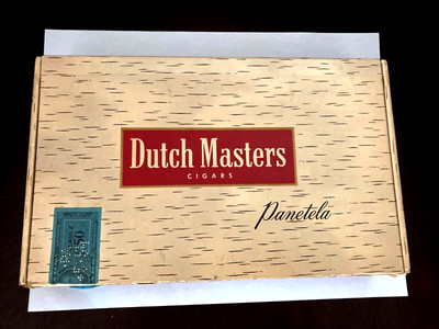 Vintage Dutch Masters Cigar Box Panetela 50 Count 2 FOR .25 CENTS | eBay