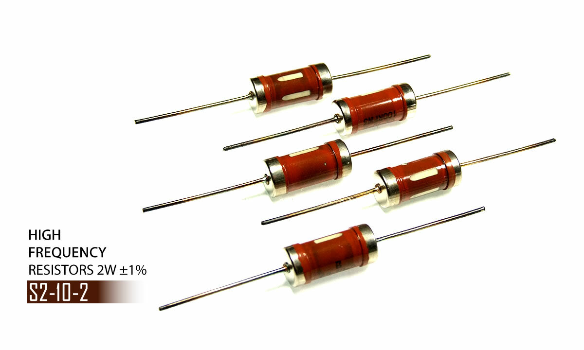 10 Ohm Precision RESISTORS HIGH FREQUENCY 2W ±1% S2-10-2 10R-- NOS (10 ...