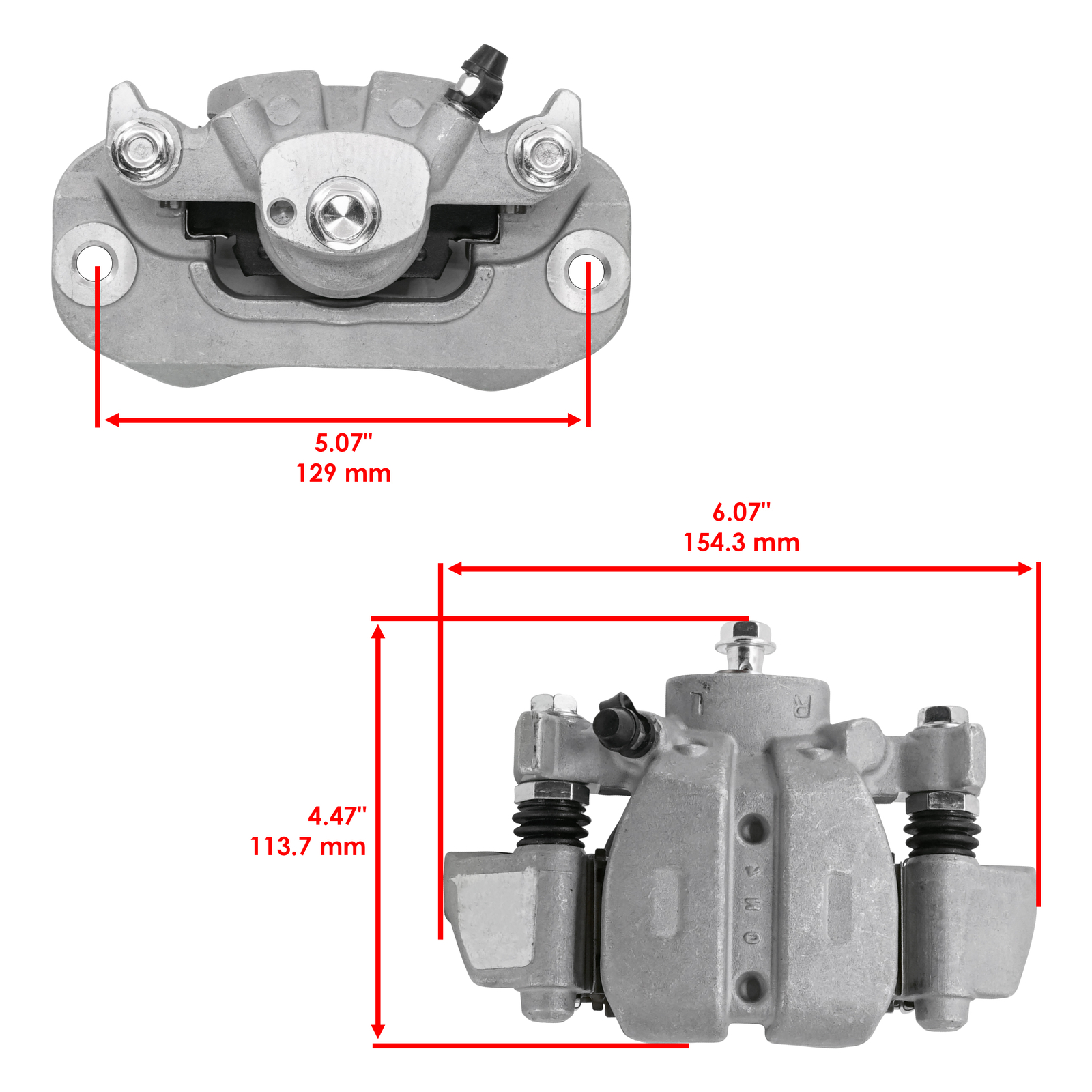 43250-HL4-A01 Rear Right Brake Caliper For Honda Pioneer 1000 SXS1000M3 ...