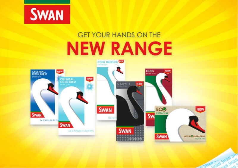 Swan Filters Tips Extra Slim Ultra Graphite Long etc Smoking Cigarette ...