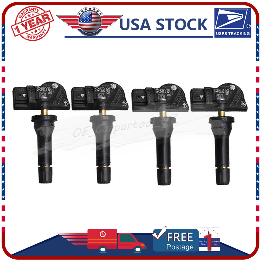 4Pcs 68339096AB TPMS Tire Pressure Sensor For 2021-2022 Jeep Gladiator ...