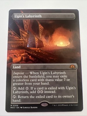 Magic The Gathering Ugin's Labyrinth (Borderless) Modern Horizons 3 ...