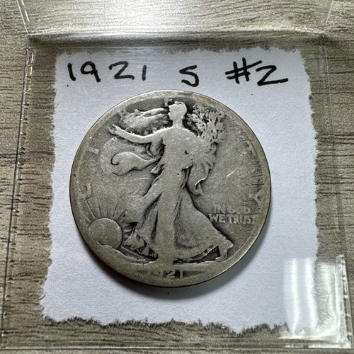 1921 S Walking Liberty Half Dollar US Silver Key Date Coin #2 | eBay