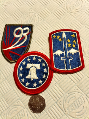 3 US cloth badges/patches (1) | eBay UK