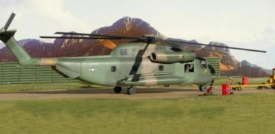 HH-53 Super Jolly Green Helicopter Desktop Wood Model Regular New Free ...