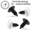 SET OF 4: License Plate Plugs Front Bumper Hole Covers Painted: Pick ...