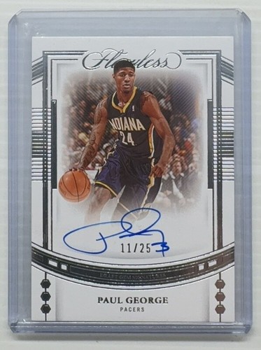 2022-23 Flawless Paul George Draft Gem Signatures Auto Autograph #11/25 ...