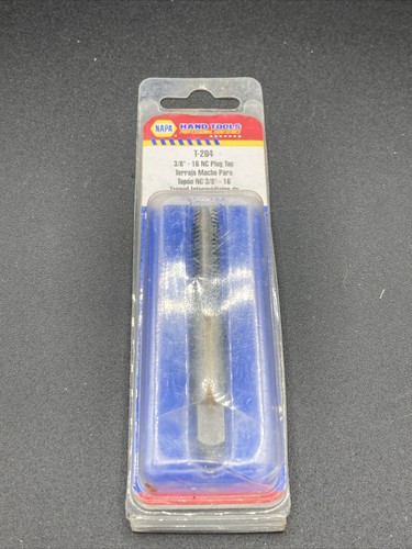 MACHINIST TOOL NAPA HAND TOOL T-204 3/8"-16NC PLUG TAP 664766384899| eBay