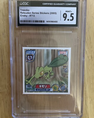 Treecko Retsuden Series Stickers (2005) Ensky #713 | eBay