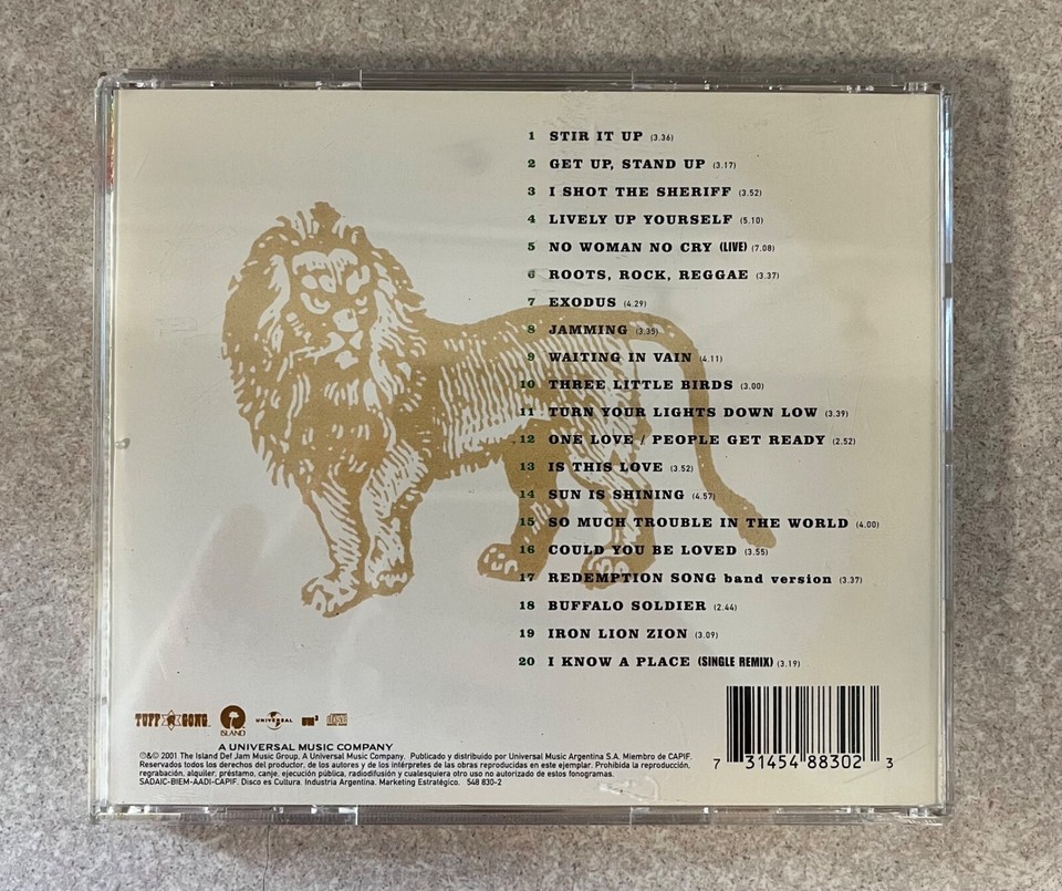 💿 Bob Marley & the Wailers - One Love: The Very Best (2001, CD) 548 ...