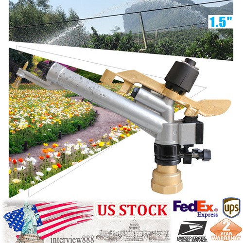 Irrigation Spray Gun 360° Adjustable Large Area Lawn Sprinkler Watering ...