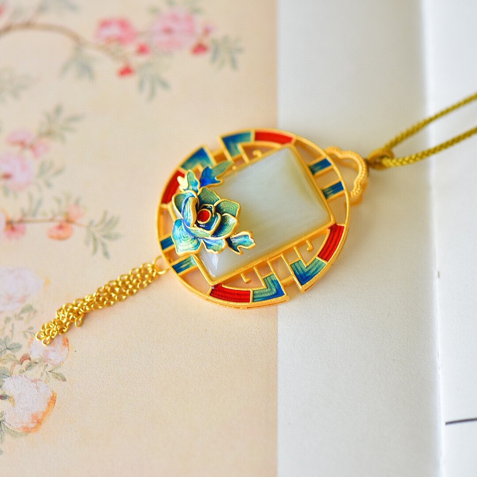 Ethnic Style Pendant Female Retro Chinese Style Cheongsam Hanfu Jewelry ...