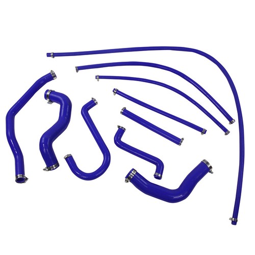 Blue Silicone Radiator Cooling Pipe Hose Kit Fits Ford Falcon Ef-El ...