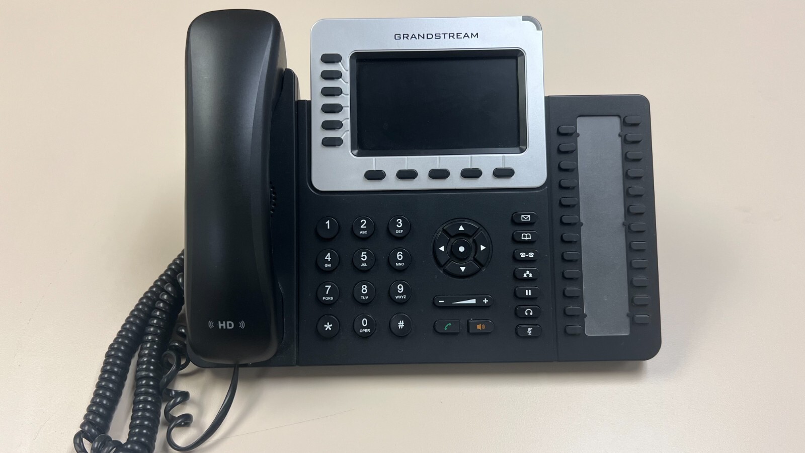 Grandstream GXP2160 Enterprise HD 6 Line VoIP Phone Black with Desk ...
