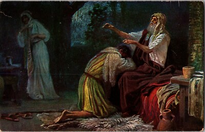 Isaac Blessing Jacob The Holy Scripture Rob Leinweber Vintage Postcard ...