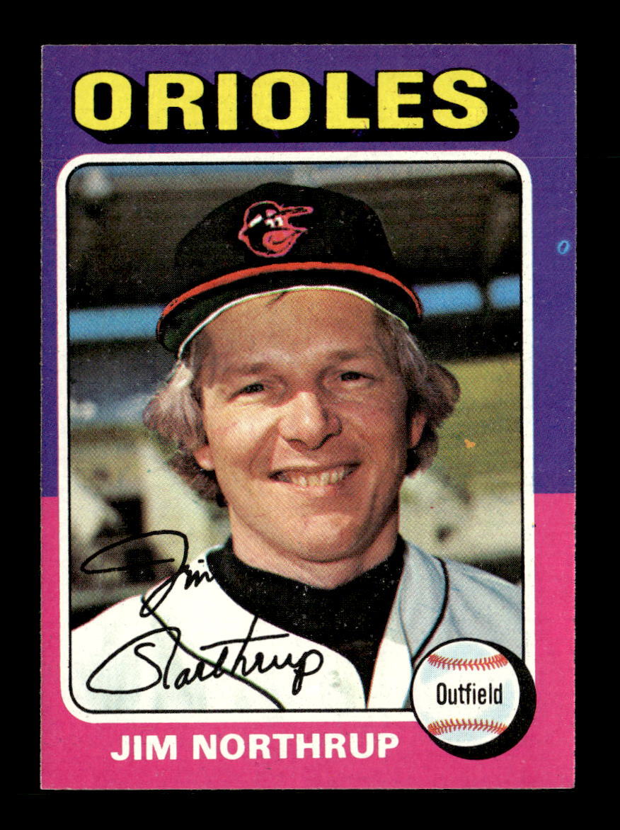 1975 Topps #641 Jim Northrup Baltimore Orioles VG-EX Baseball Card *F50 ...