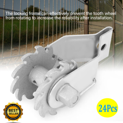 24PC Inline Ratchet Wire Strainer Tensioner Fencing Electric Farm Fence ...