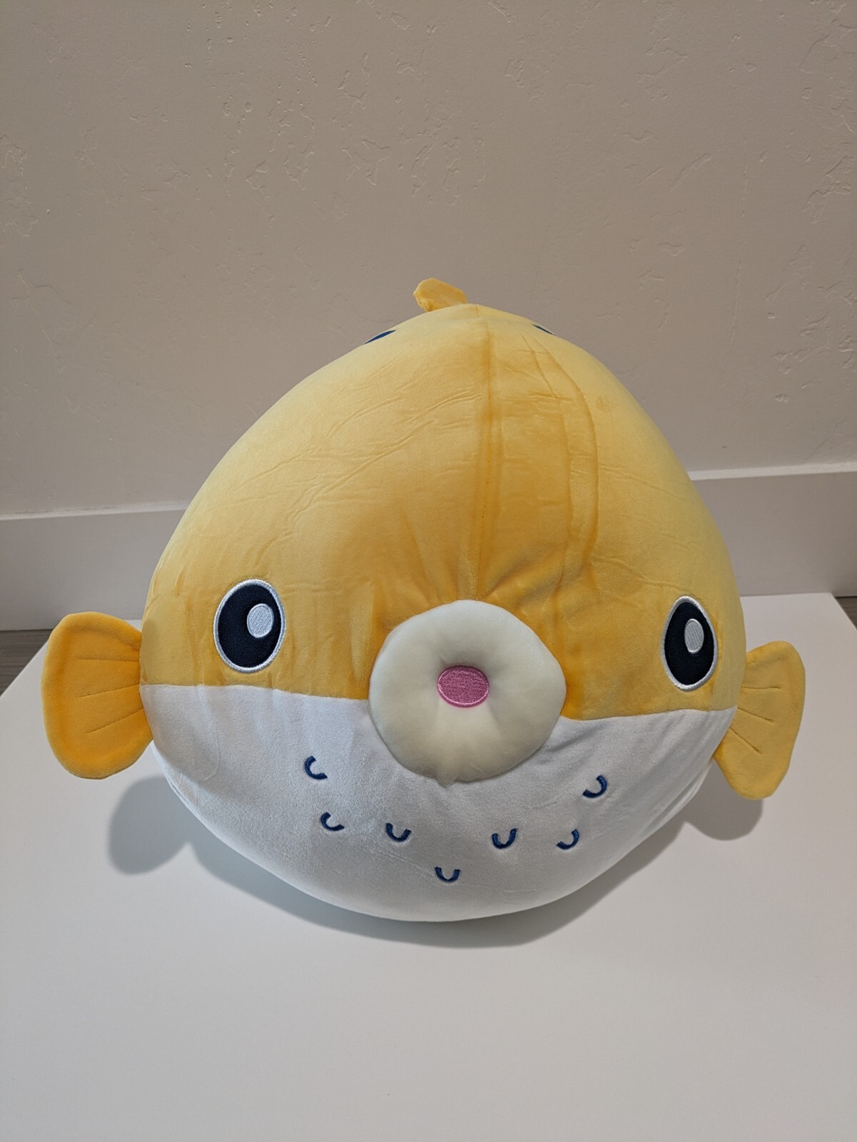 New ~18" Yellow Puffer Fish Plush - Round 1 | eBay