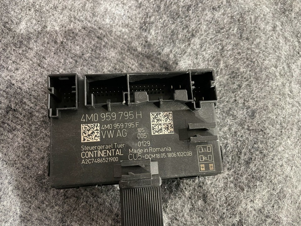 LEFT/RIGHT REAR DOOR CONTROL MODULE OEM 11K! 17-19 AUDI A4 A5 S4 S5 RS5 ...