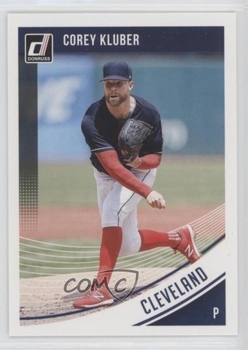 2018 Panini Donruss Blank Back Corey Kluber #153.1 | eBay