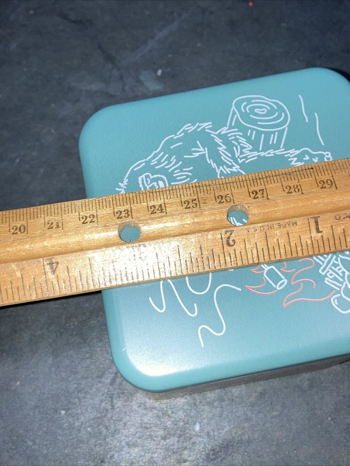 Fossil Watch Tin Sasquatch At Campfire W/Marshmallows "I'm Squatching ...