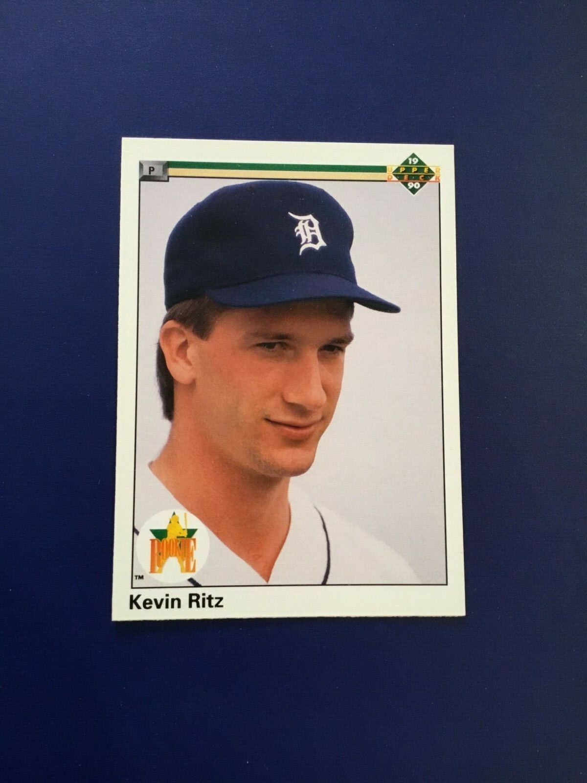 1990 Upper Deck # 98 KEVIN RITZ ROOKIE RC Detroit Tigers Sharp LOOK ...