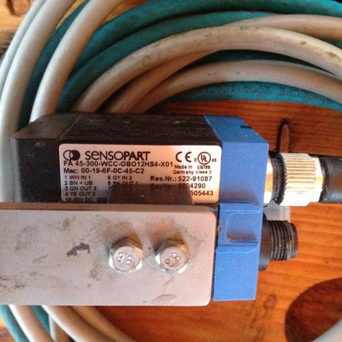 SENSOPART FA 45-300-WCC-OBO12HS4-X01 HIGH END VISION SENSOR WITH CABLE ...