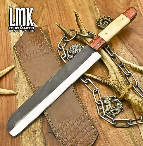 LMK Hot Item Machete Bowie Knife AUS-8 Steel Bone Survival Best Selling ...