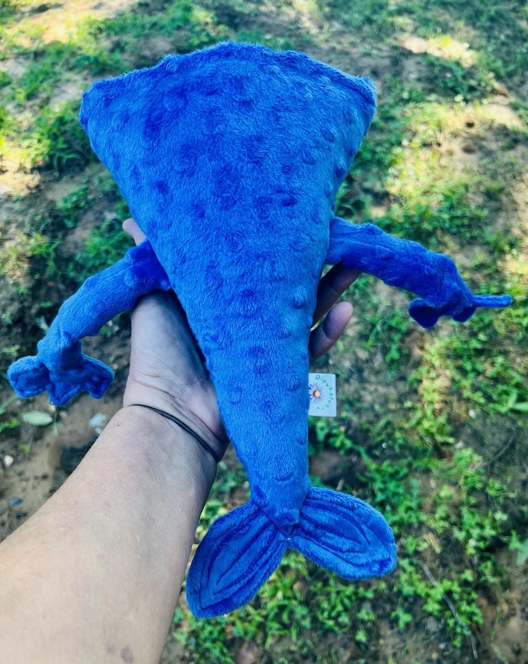 Sea Eater Creature Blue Handmade Plush Toy Monste Beast the ocean 12 ...