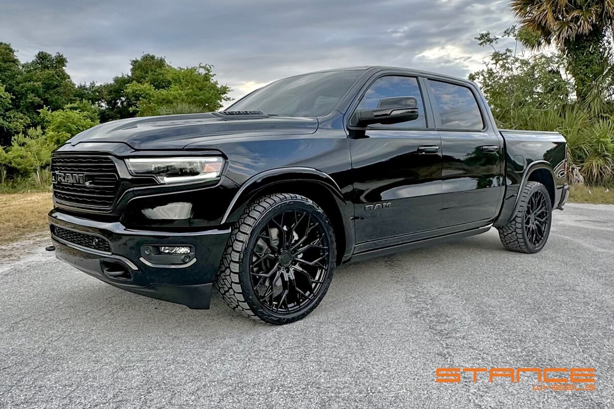 Black Truck Wheels And Tires Vöxx Wheel