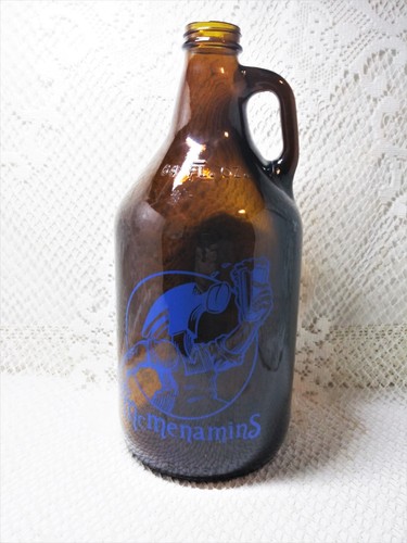 McMenamins Souvenir Brown Glass Beer Growler ~ 64 fl. oz. ~ Hammerhead ...