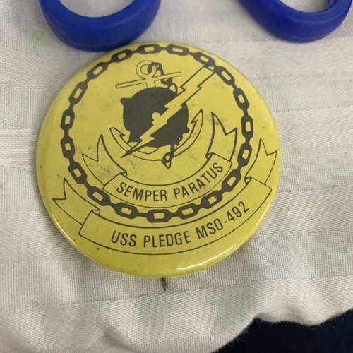 Rqre US Navy USS Pledge MSO-492 Pin “dd” | eBay