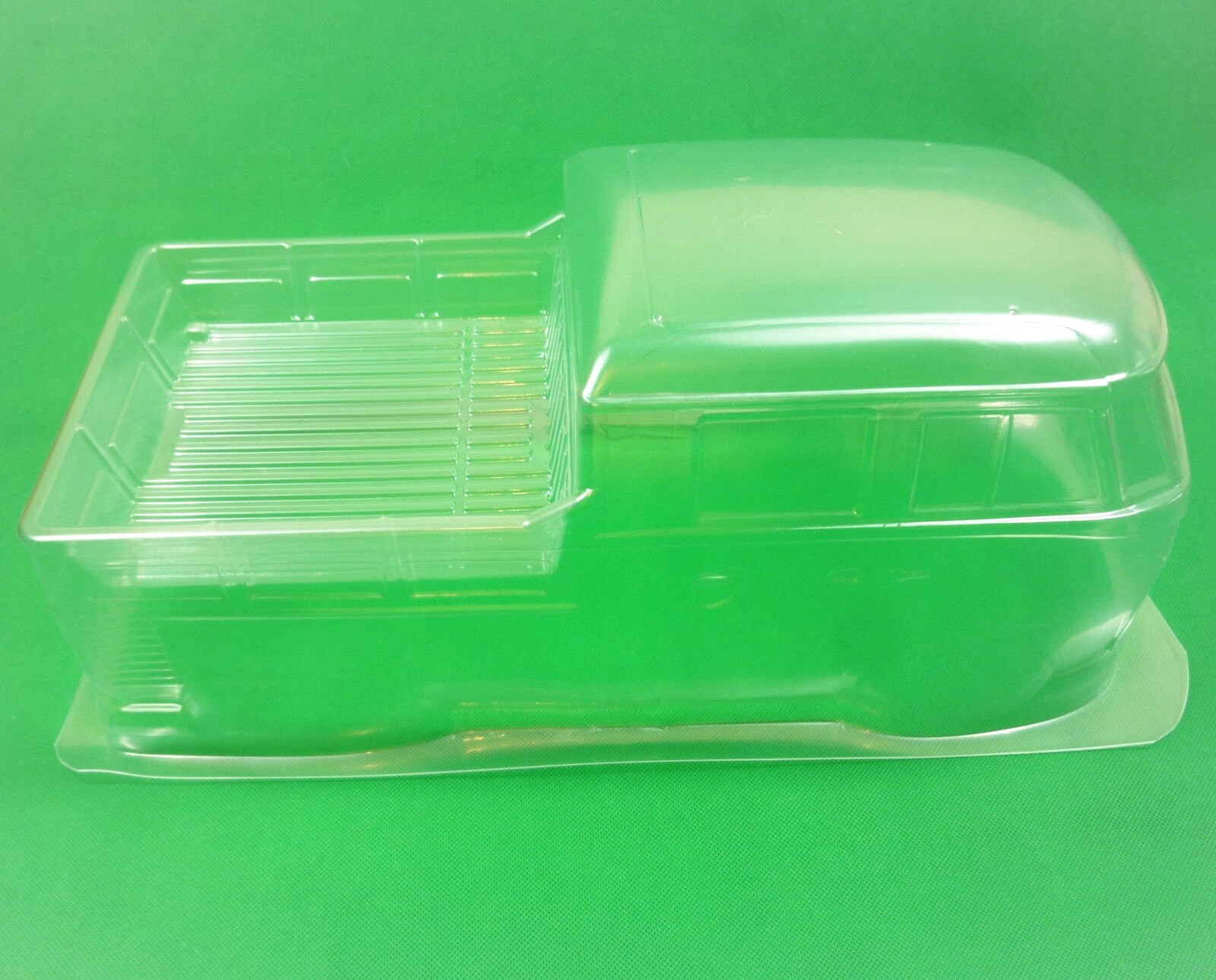 1:10 RC Clear Lexan Body Shell Classic VW Kombi Dual cab Pick Up with ...