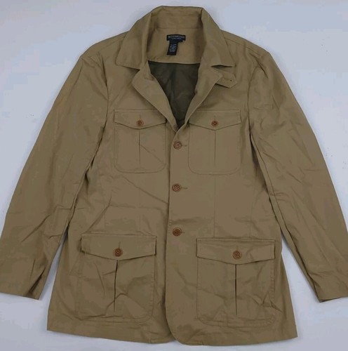 Vintage J Peterman Company Cotton Cargo Tech Blazer Field Jacket Rare ...