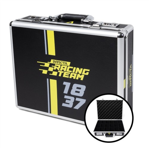 Invicta 18-Slot Watch Briefcase, Black IPM551 NEW | eBay