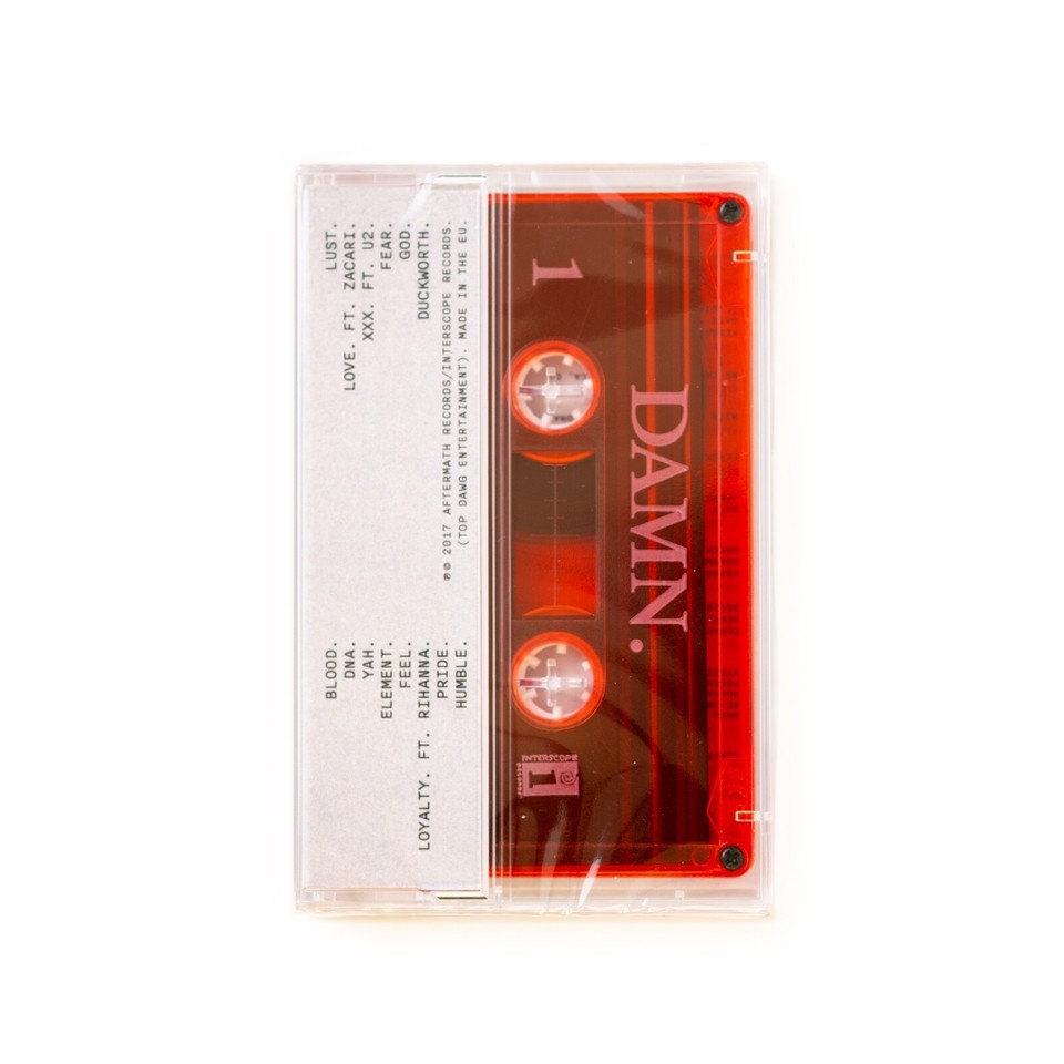 Kendrick Lamar – DAMN. Cassette NEW Sealed 2017 Album TDE Interscope ...