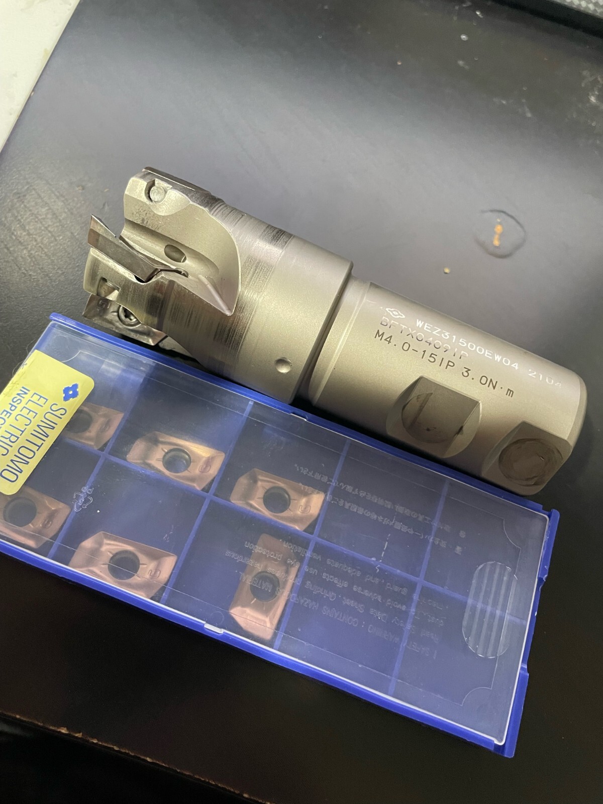 Sumitomo WEZ31500EW04 1-1/2" 4fl indexable end mill | eBay