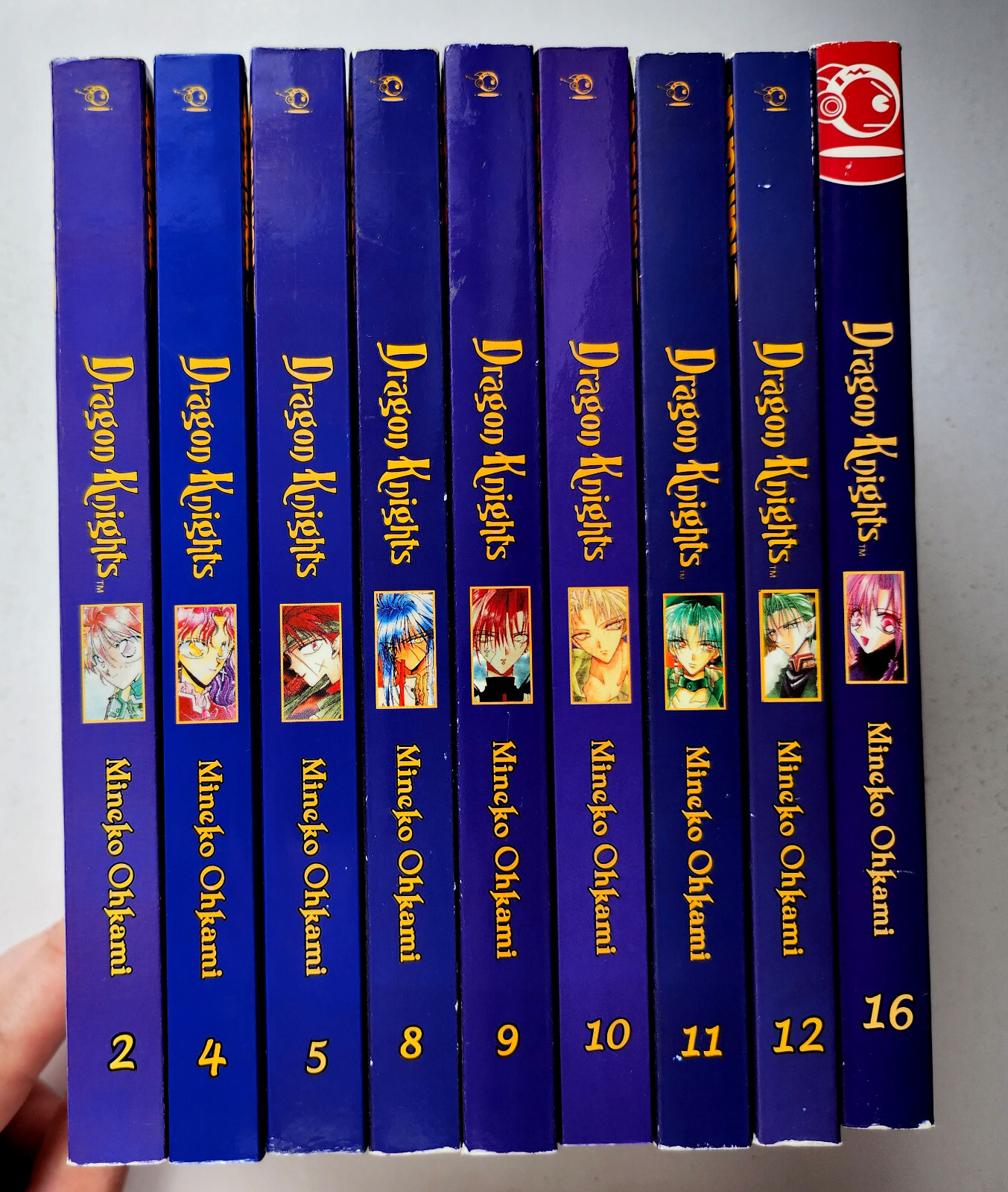 Dragon Knights Manga Lot Of 9 English Tokyopop volumes 2 4 5 8 9 10 11 ...