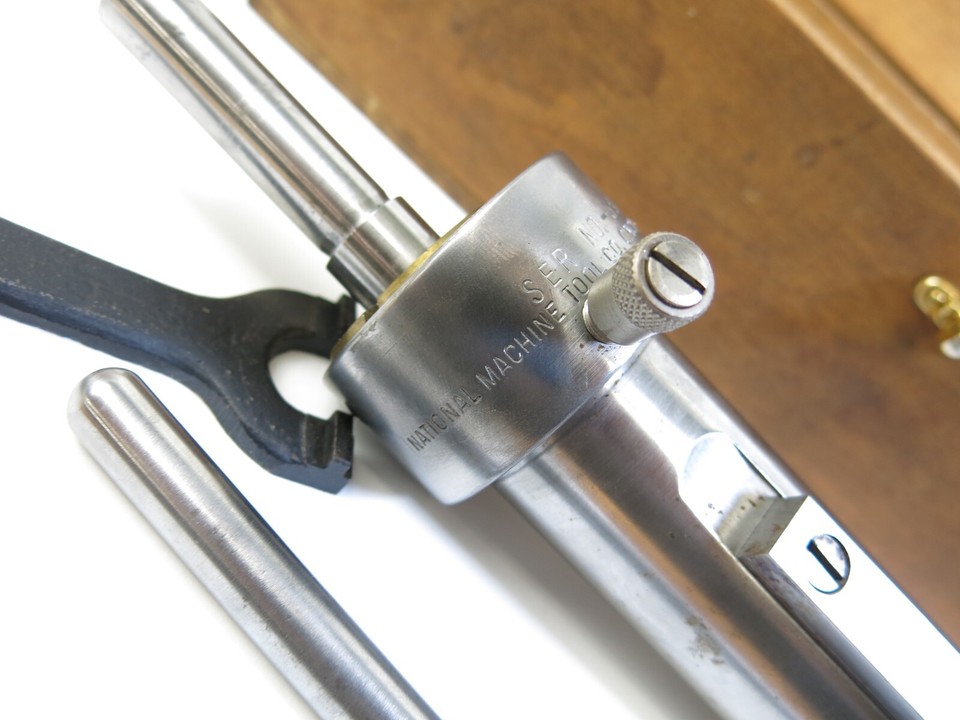 National Machine Tool Keyseater Rotary Broach Keyway Cutter w/ Case and ...