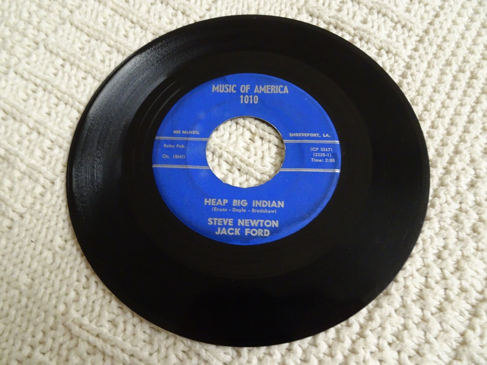 STEVE NEWTON JACK FORD HEAP BIG INDIAN/PENNY FOR YOUR THOUGHTS MUSIC OF ...