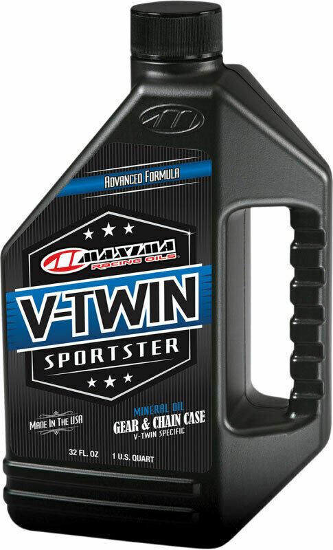 Maxima Racing V-Twin Sportster Transmission & Primary Chain Case Fluid ...