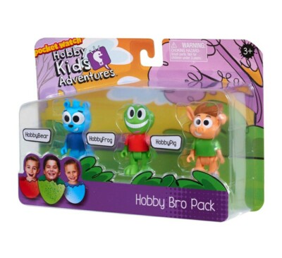 Hobby Kids Adventures 3-Piece Hobby Bro Pack Figure Set. HobbyBear ...