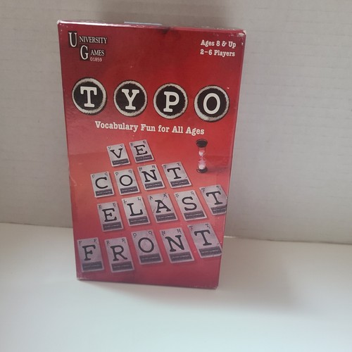 Typo - Vocabulary Fun for All Ages - A Word Card Game by University ...