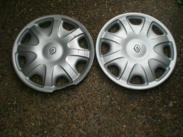 Renault wheel trims hub caps wheel covers, genuine, 15", 2x | eBay